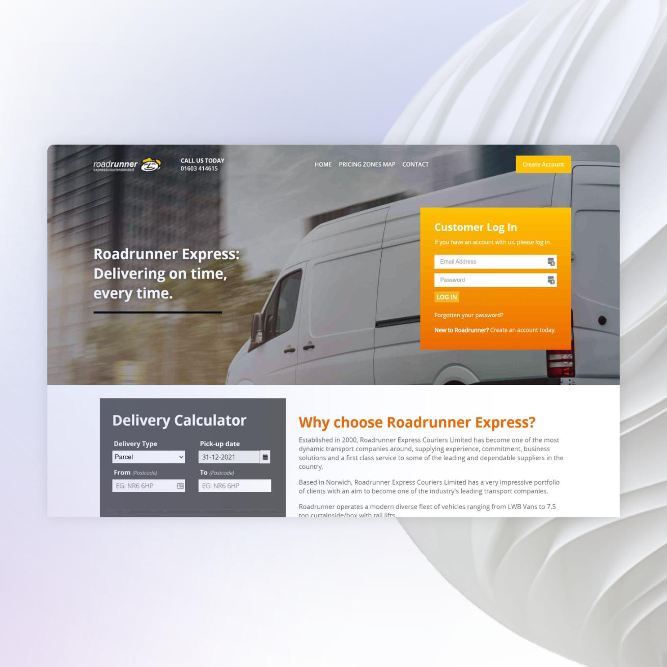 Road Runner Express • A case study by fluffyegg
